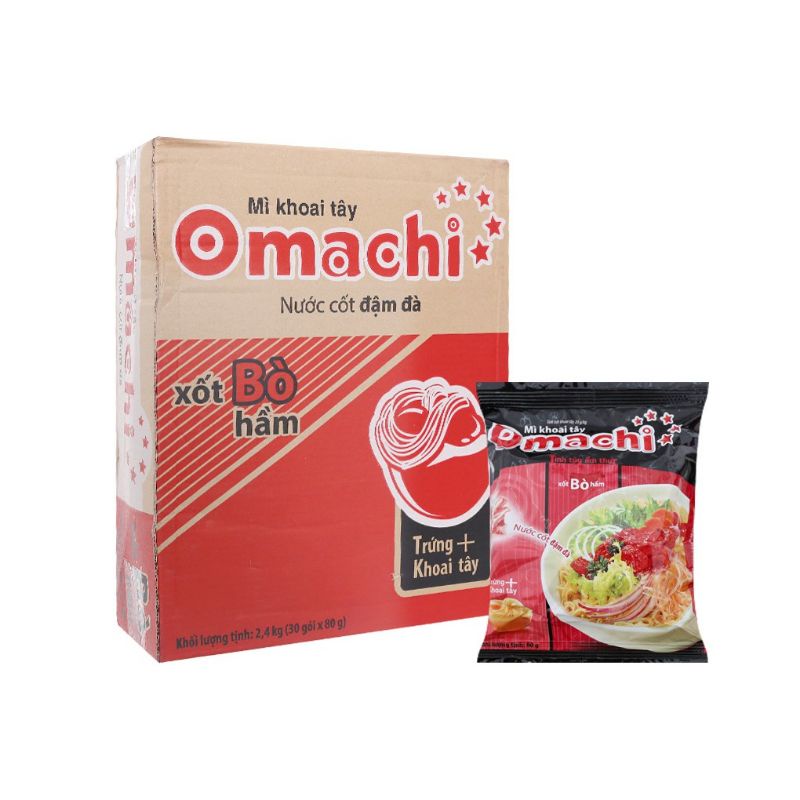 [NEW PRODUCT] Omachi instant noodles 1 box (30 packs × 80g) / Box of ...