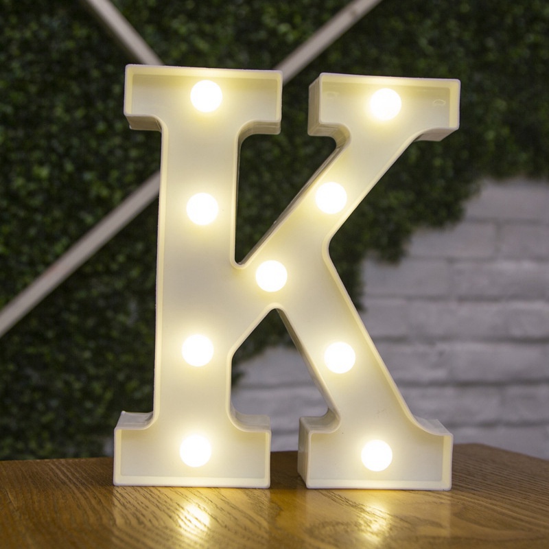 【Fast Delivery】A-Z 3d Letter LED Alphabet Decor Lamp Letter Light Party ...