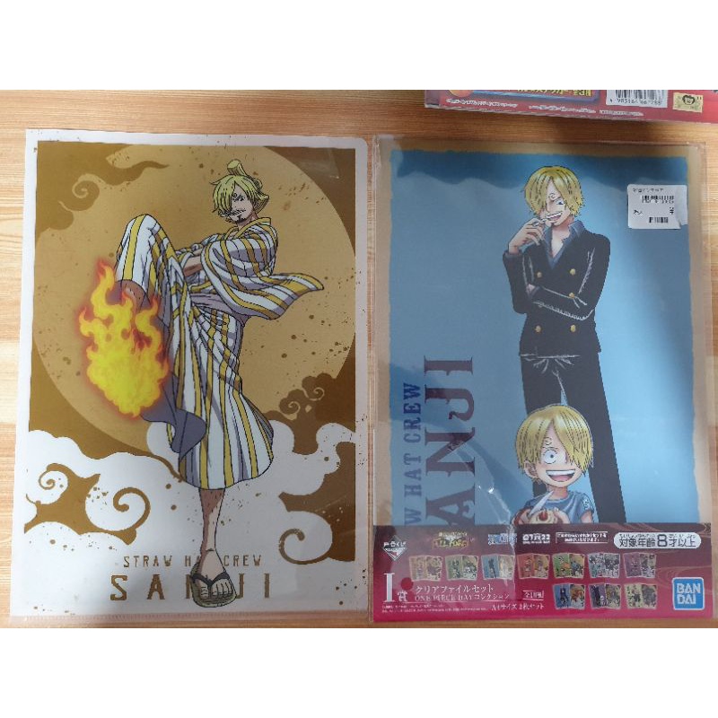 ONE PIECE CLEAR FILE/POSTER - 2in1 SANJI | Shopee Philippines