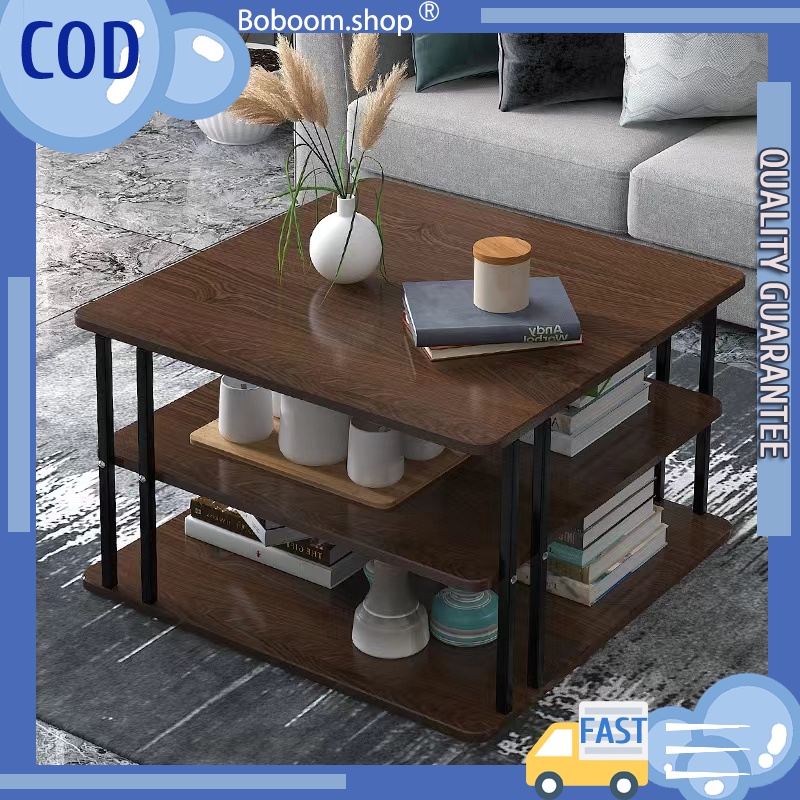 COD 3 layers Coffee Table Multi Sofa Side Table Veneer Table Center ...
