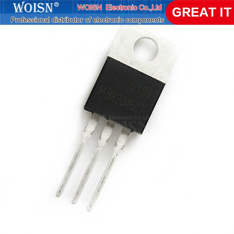 10pcs/lot MBR2045CT MBR2045 MBR2045C Schottky & Rectifiers 20A 45V TO-220 new original In Stock ...
