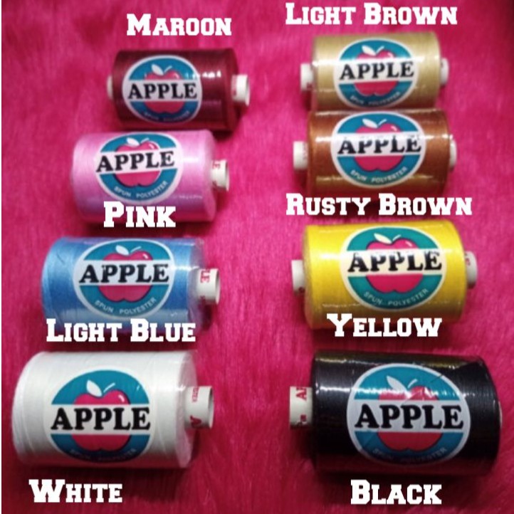 SEWING THREAD APPLE BRAND SPUN POLYESTER | Shopee Philippines