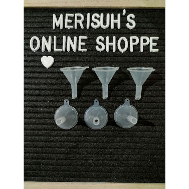 Mini Plastic Funnel/Embudo for Perfume Decant | Shopee Philippines