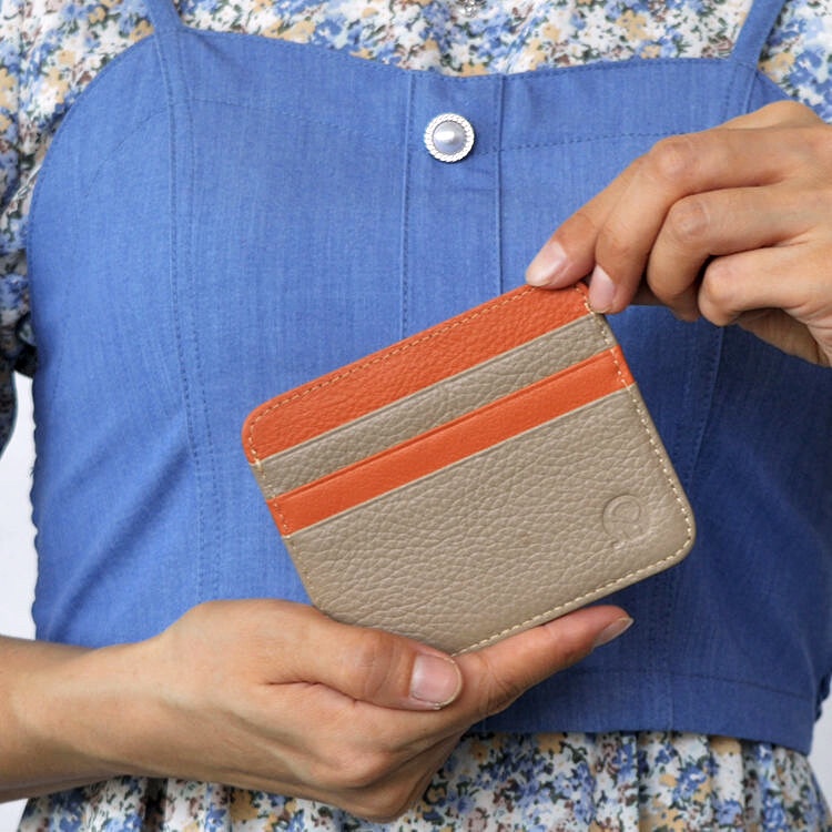 Retro Real Leather Mens Slim Credit Card Holder Bus Subway Campus Cards ...