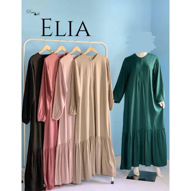Basic Gamis Daster Fifi Elia Daster Gamis | Shopee Philippines