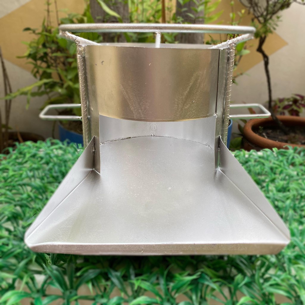 Locally Made Galvanized Iron Charcoal and Wood Stove / Kalan | Shopee ...
