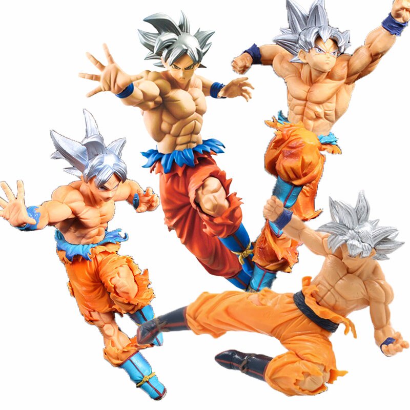 Anime Dragon Ball Z Figure Silver-Haired Goku Collection Super Saiya ...