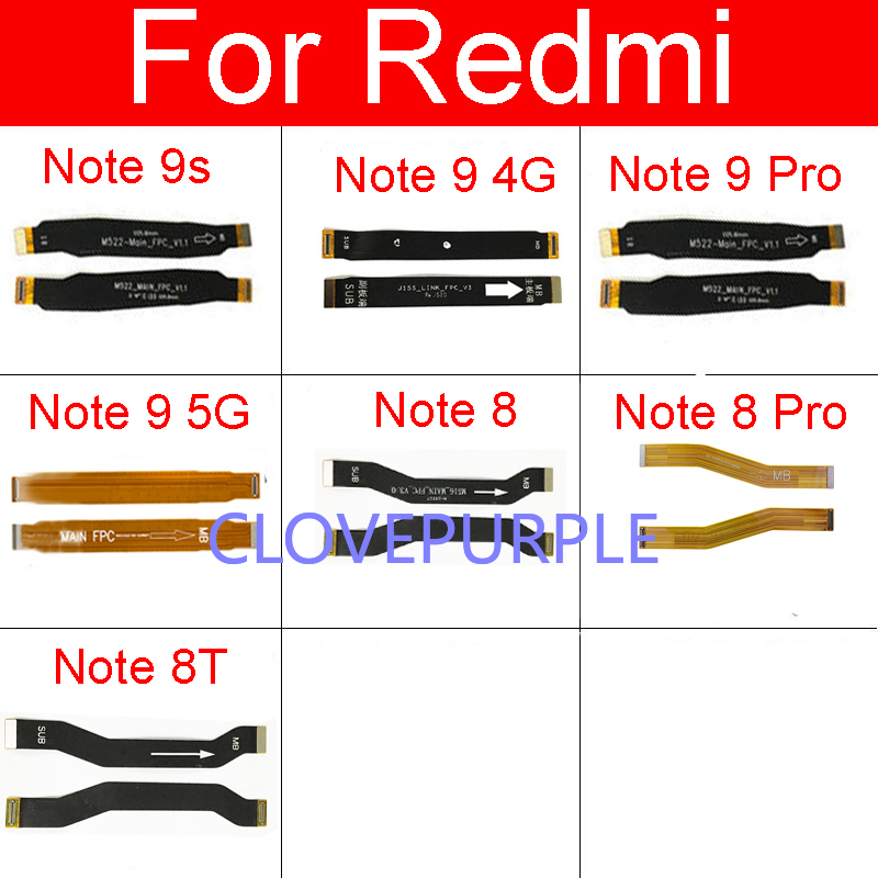 Main Board Motherboard Flex Cable For Xiaomi Redmi Note 8 Pro 8T Note ...