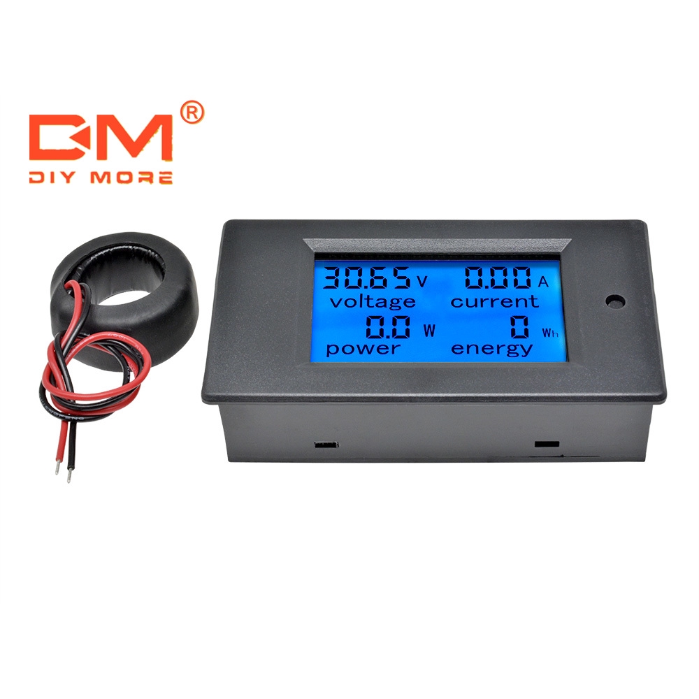 DIYMORE Ac 80-260v 0-100a Voltage Volt Current Meter 100a Digital Lcd ...