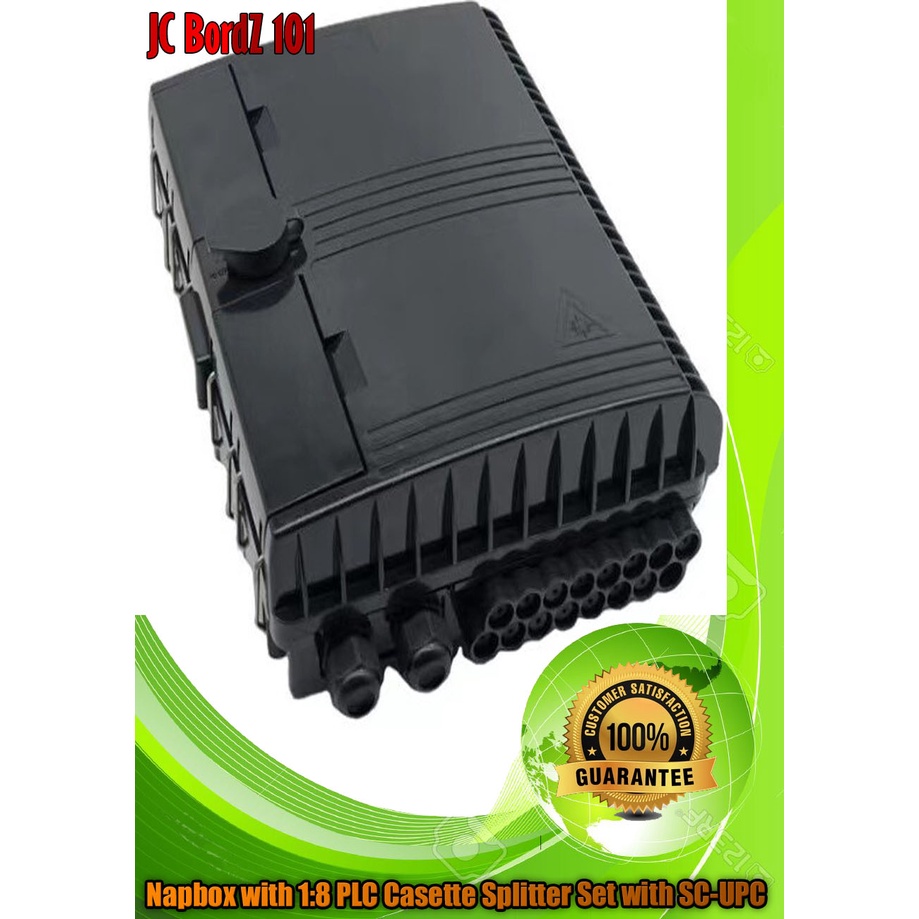 Black NAP Box 1:4/1:8/1:16 port with Cassette splitter with FREE 2 pcs ...