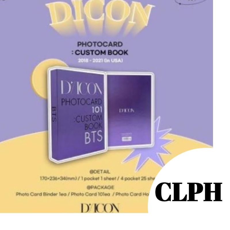 DICON Photocard 101 Custom Book: BTS | Shopee Philippines