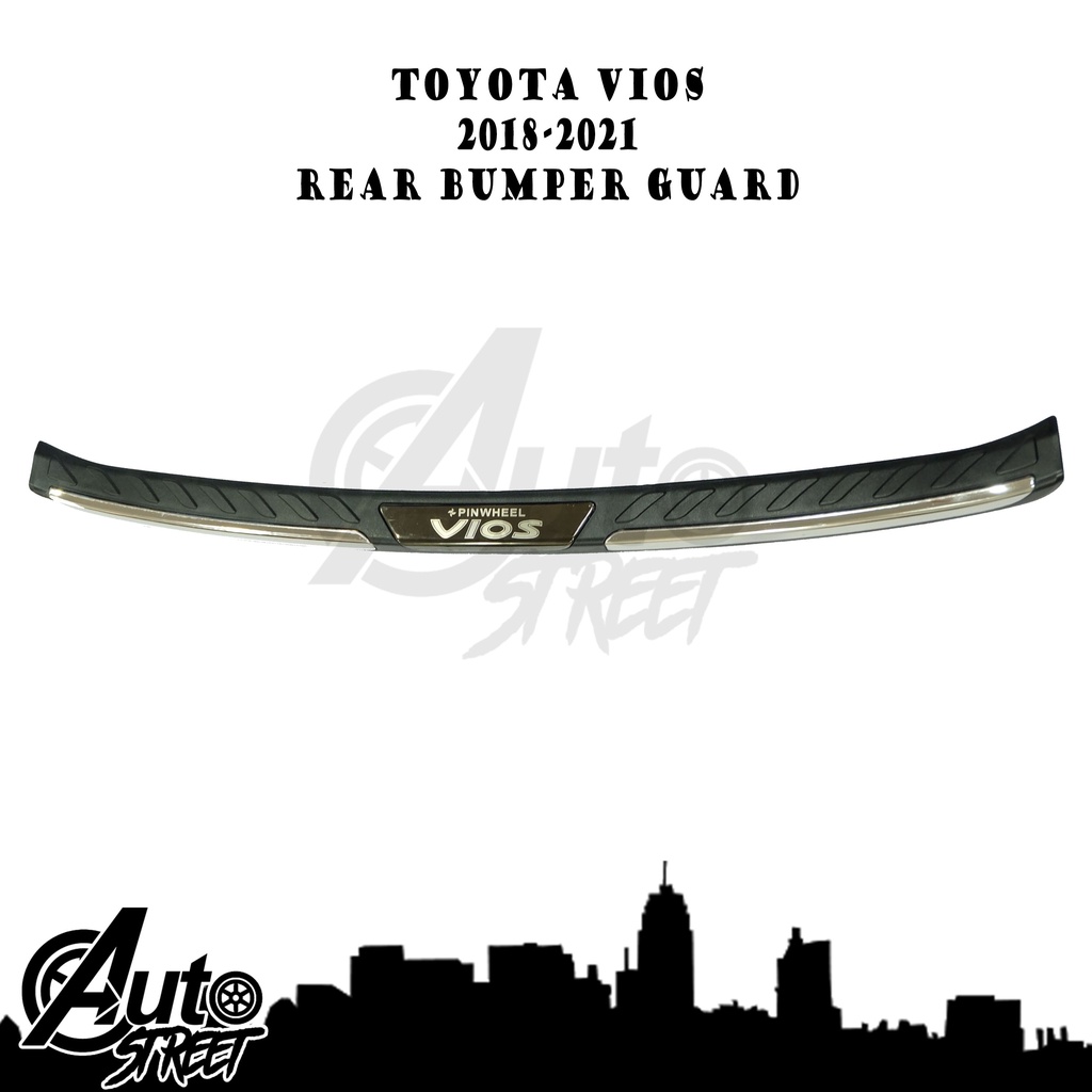 Toyota Vios 2018-2021 PINWHEEL Rear Bumper Guard / Rear Stepsill ...