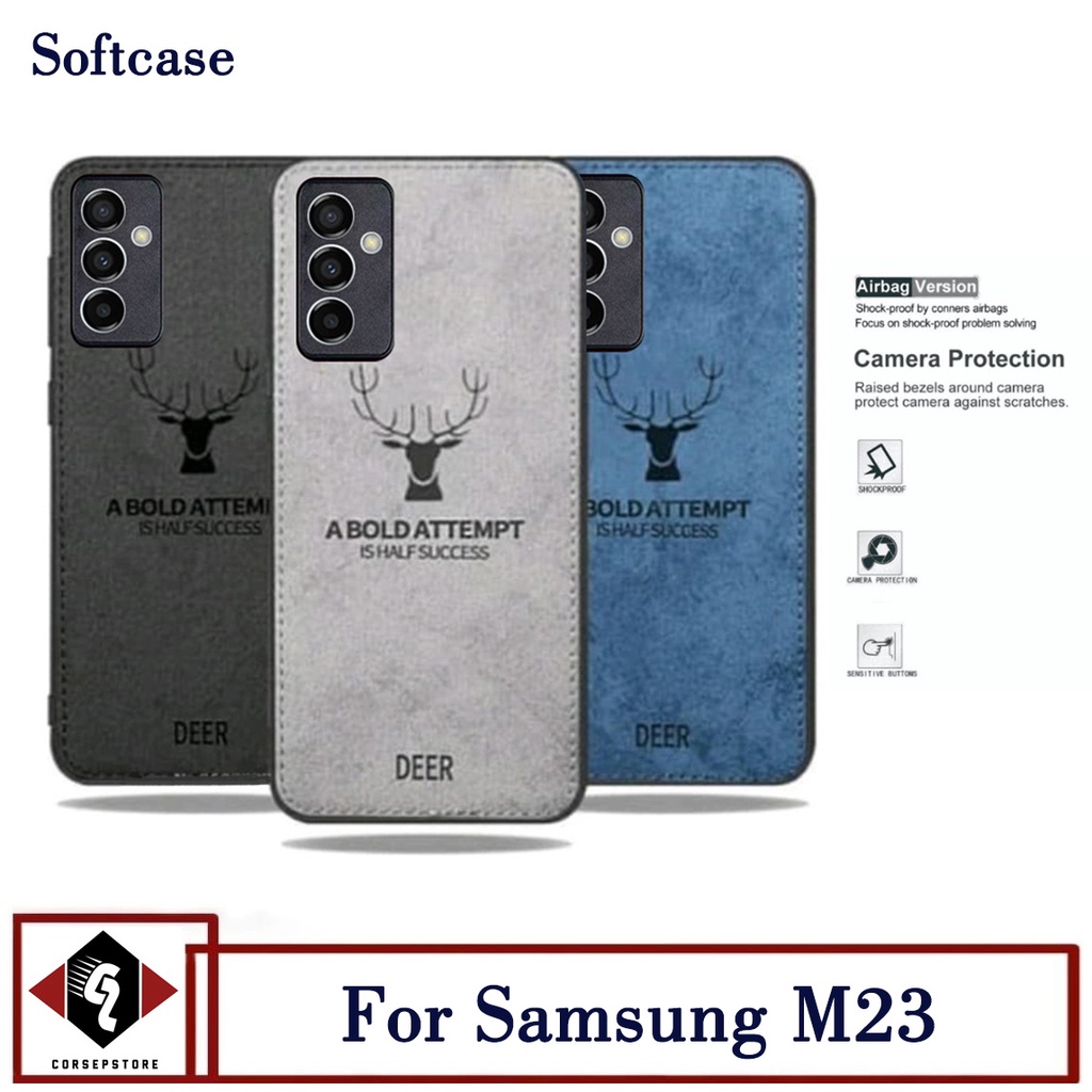 Case Samsung M23 Softcase Deer Slim Armor Jeans Motif | Shopee Philippines