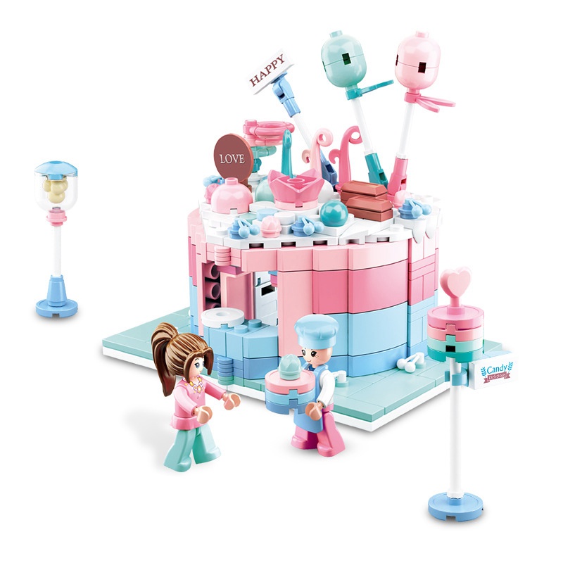 【Ready Stock】 Lego Friends Sweetheart Cake House Candy Sluban B0705H ...