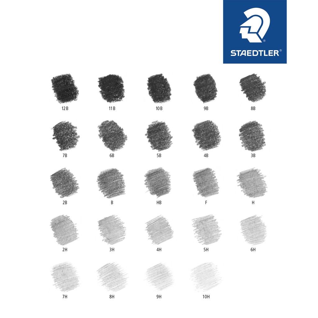 Staedtler Mars Lumograph Pencil 100 (All 24 Shades) | Shopee Philippines