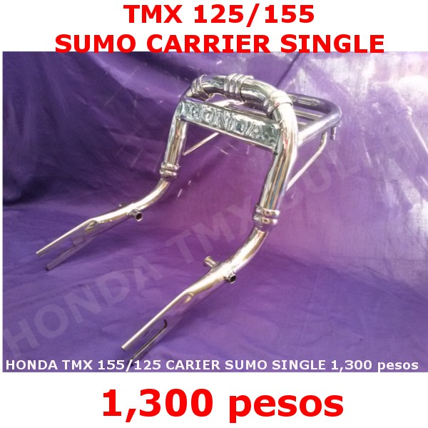 TMX 125, TMX 155, EURO dh Carrier SUMO SINGLE Stainless | Shopee ...