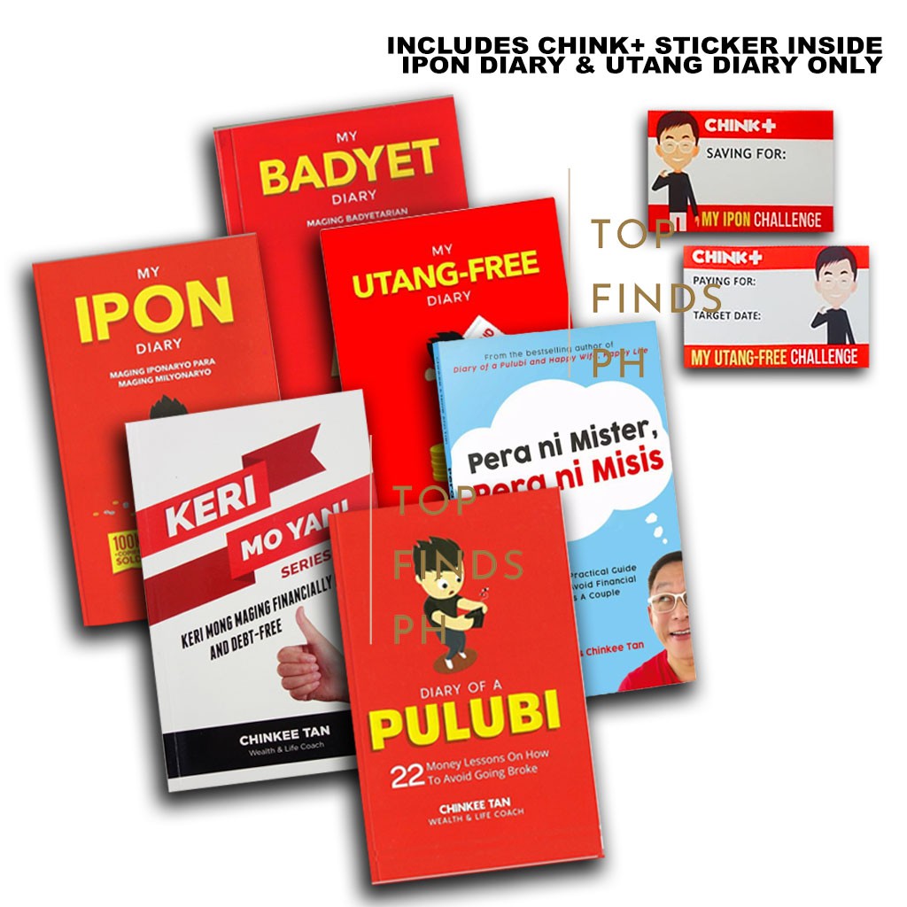 Diary 6in1 Utang Ipon badyet Pulubi Keri mo yan Pera ni mister pera ni misis BY Chinkee Tan ...
