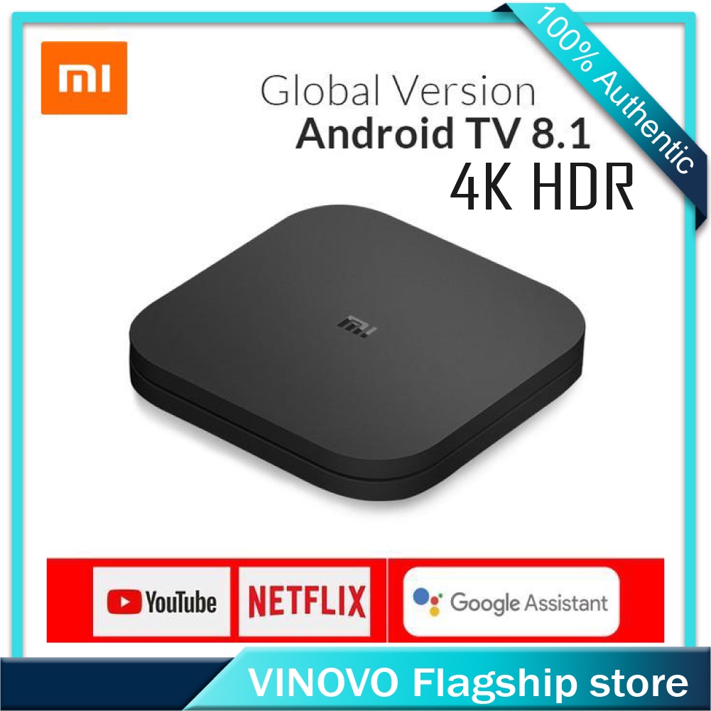 Xiaomi Mi TV BOX S Smart 4K Ultra HD 2G 8G Netflix Media Player IPTV ...