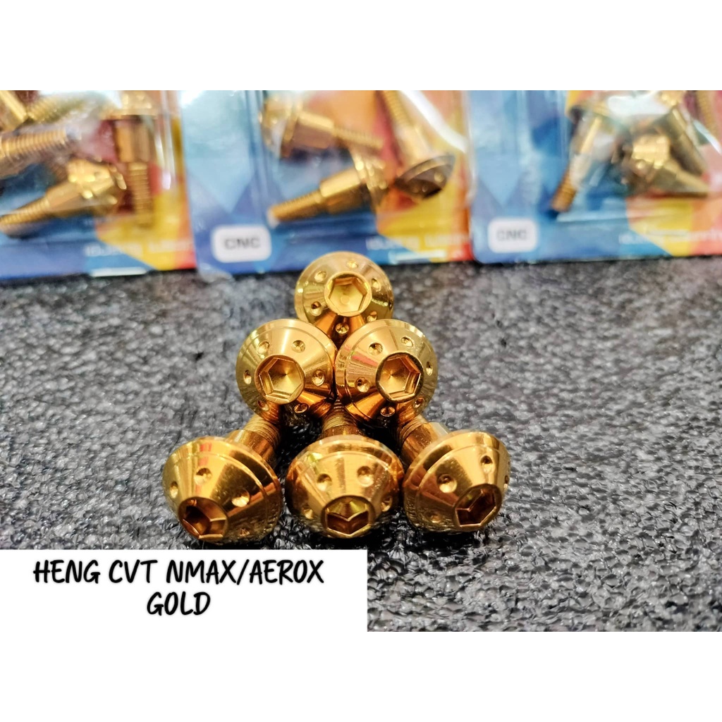 HENG CVT BOLTS SET NMAX/AEROX (6 PCS ) | Shopee Philippines