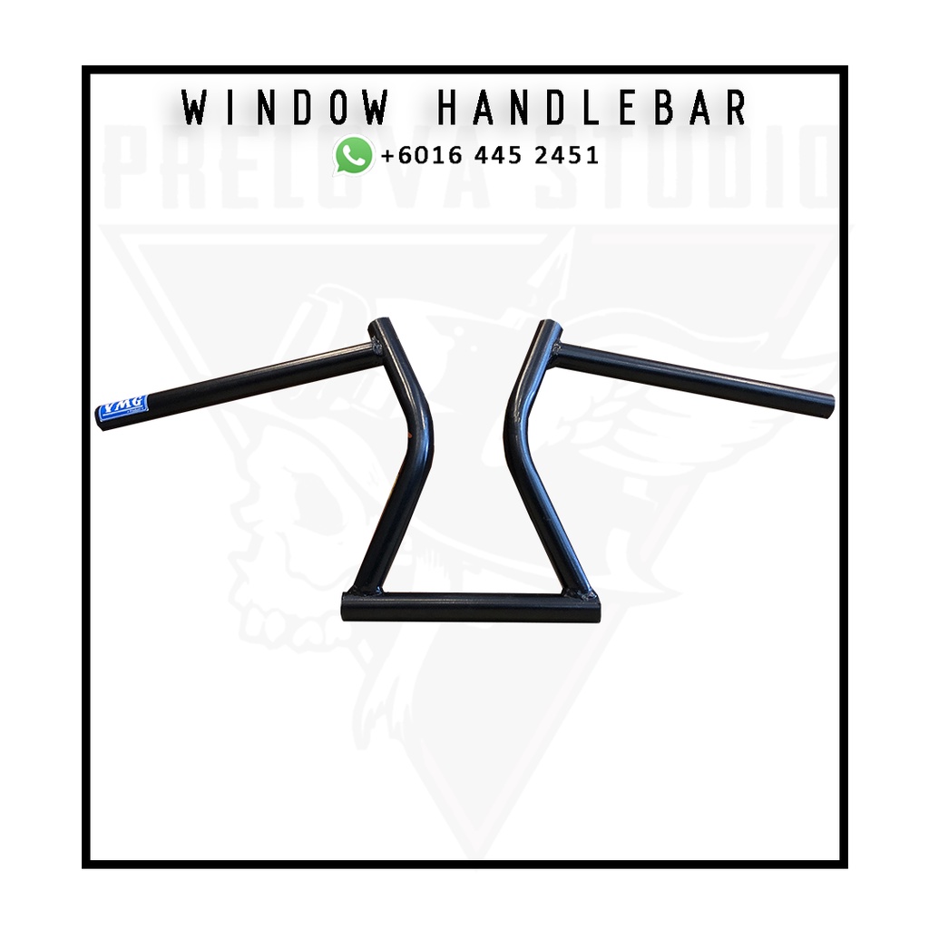 Motorcycle Handle bar 22mm / 7/8" Window Handle bar Chopper Jaguh ...