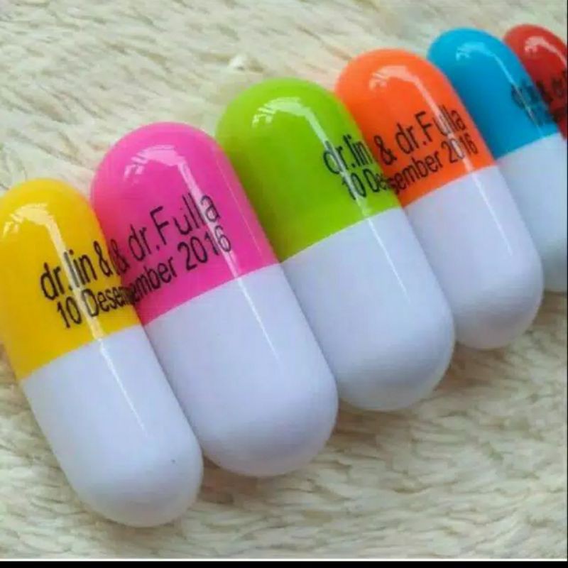 Wedding Souvenir Pen Capsule Pen Packaging+Name Screen Printing ...