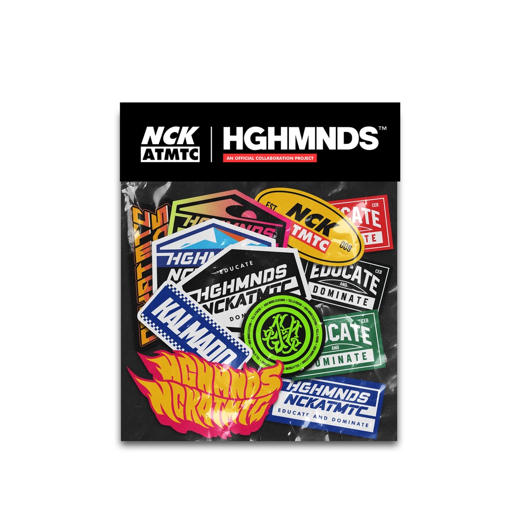 Nick Automatic X Highminds Collaboration Volume 2 Sticker Pack | Shopee ...