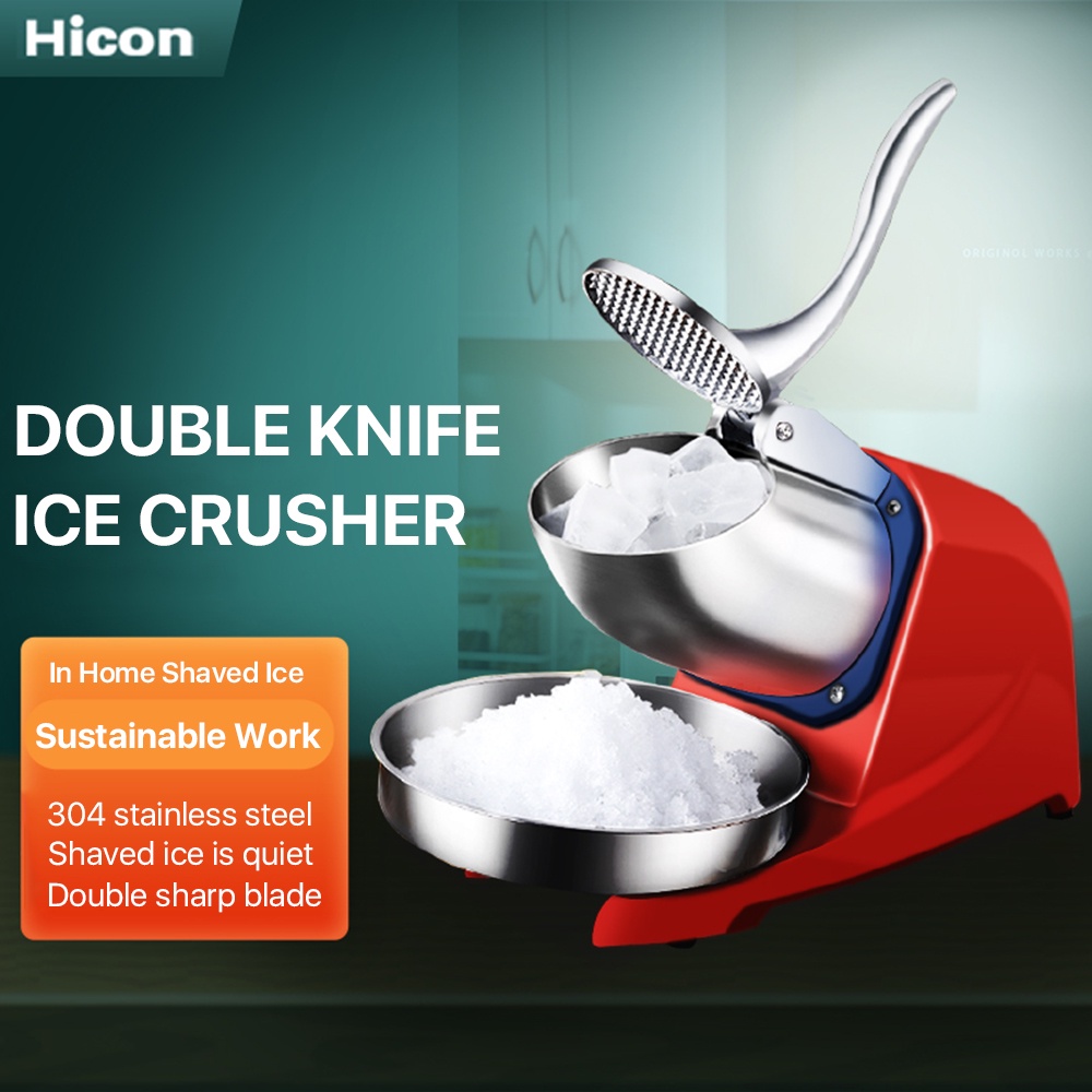 Hicon Ice Crusher Machine Commercial High Power Ice Crusher Ice Shaver ...