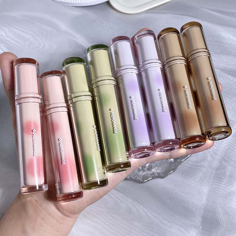 Fun live Iced Tea Fruity Mirror Lip Glaze Long Wearing Transparent Tube ...