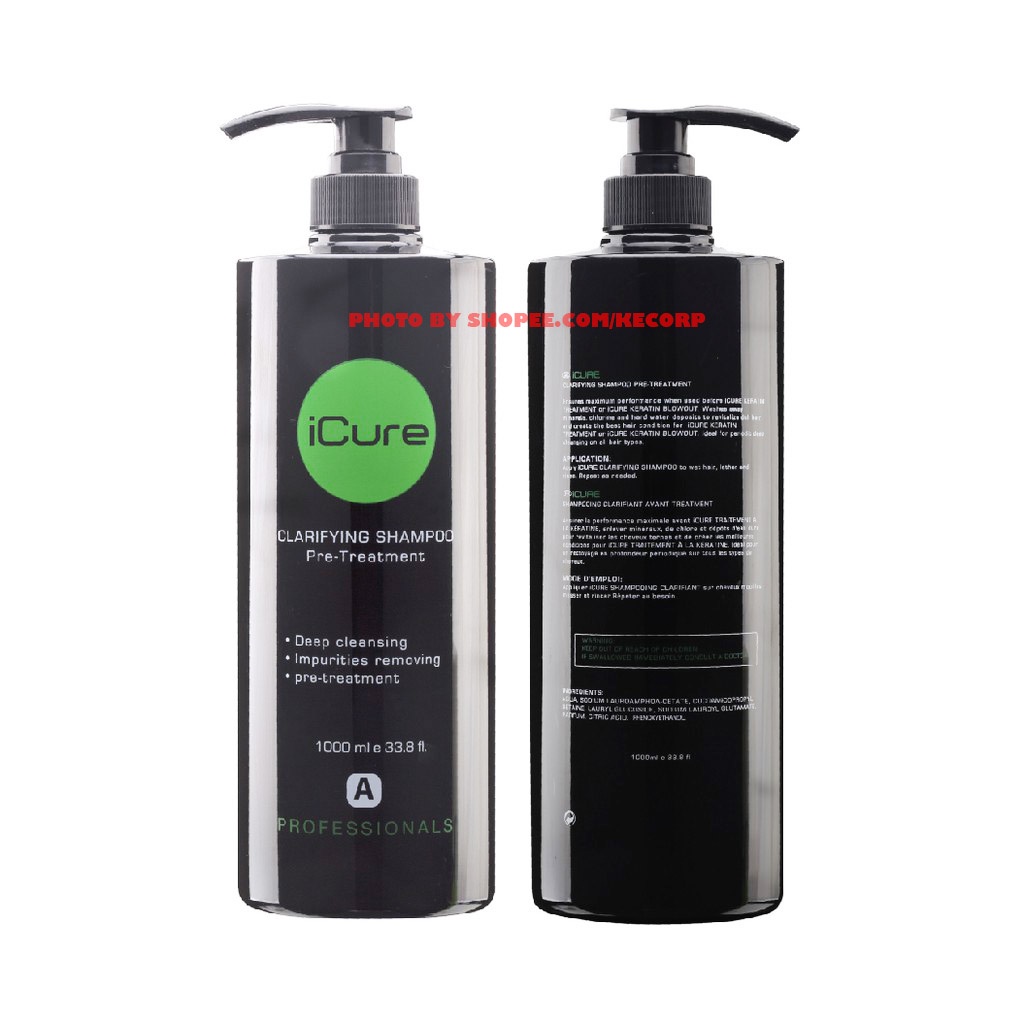 iCure Clarifying Shampoo 1000ml KECORP_S1 | Shopee Philippines