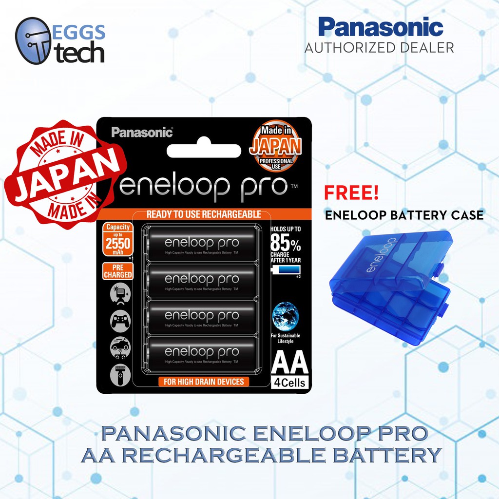 Panasonic Eneloop Pro Aa Rechargeable Battery Shopee Philippines