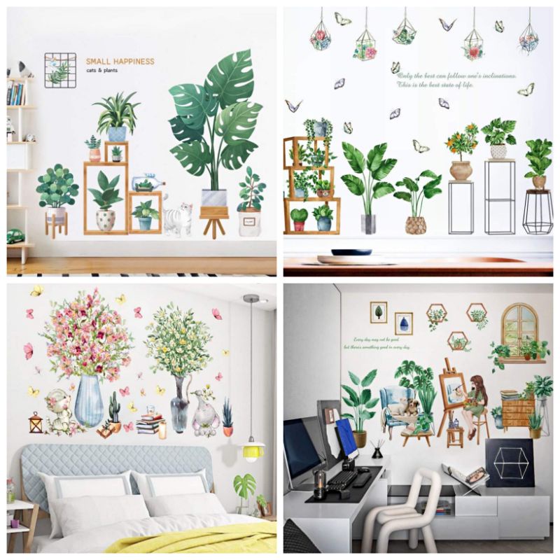 JT5 Wall Sticker Removable Home Decor Vinyl Mural Water Proof | Shopee ...