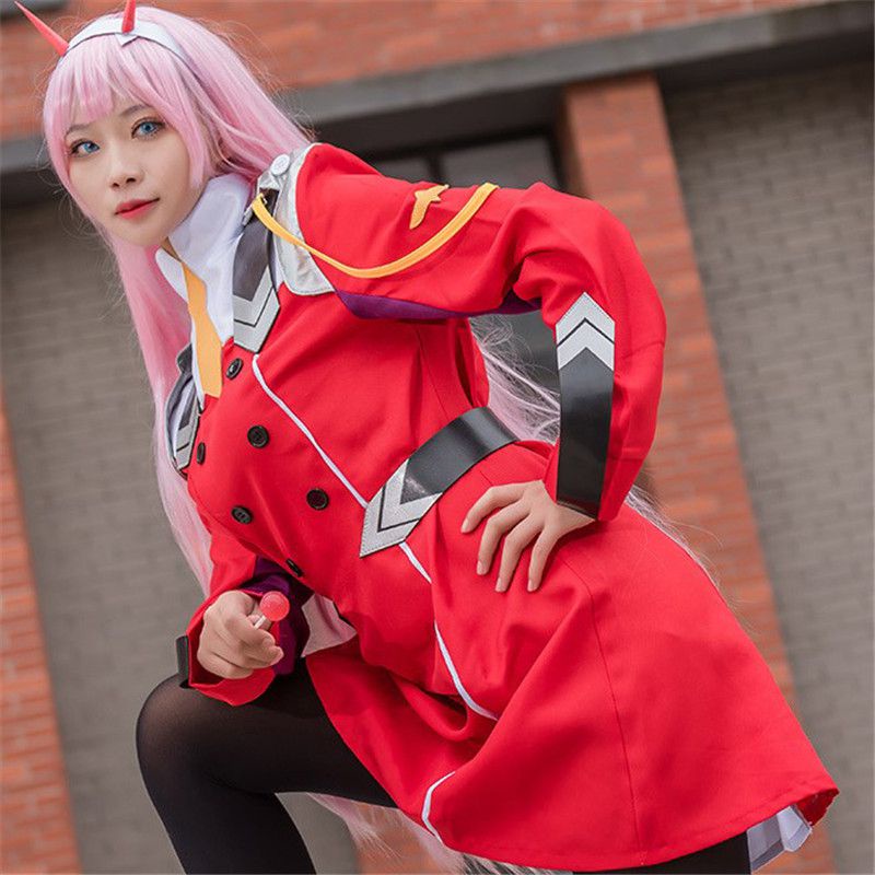 Striking In Darling The Franxx Zero Two Cosplay Outfit Ideal Fun For ...