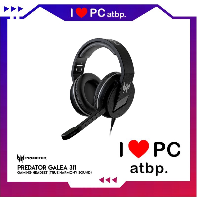 Acer Predator Galea 311 Gaming Headset, True Harmony Sound, Rotatable ...