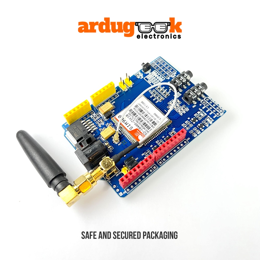 SIM900 GSM GPRS Quad Band Shield for Uno Mega 3G UART Wireless SMS ...