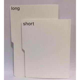 Shop long white folder for Sale on Shopee Philippines