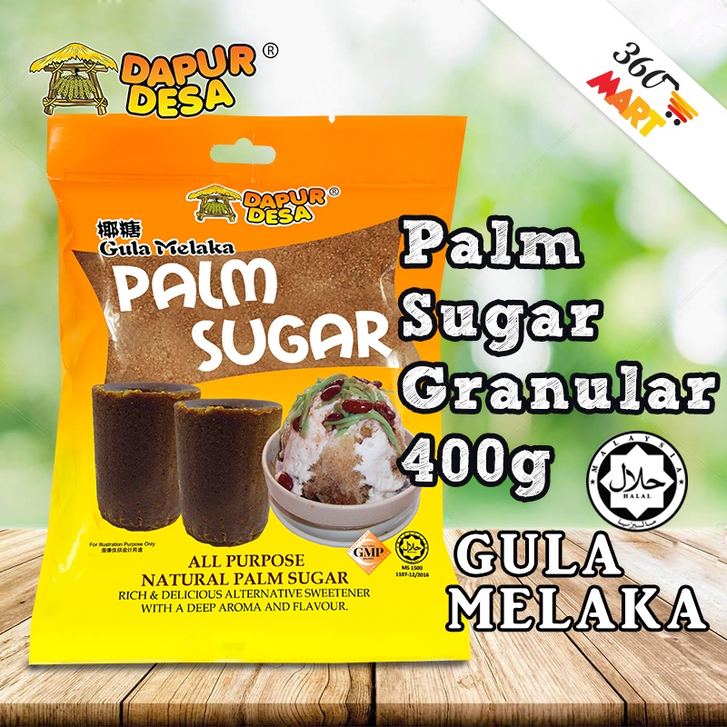 Dapur Desa HALAL Palm Sugar Granular / Coconut Palm Sugar Powder / Gula ...