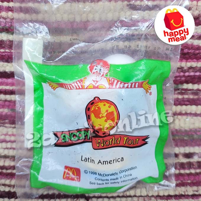 1998 Mcdo Snoopy World Tour - LATIN AMERICA (Sealed) | Shopee Philippines