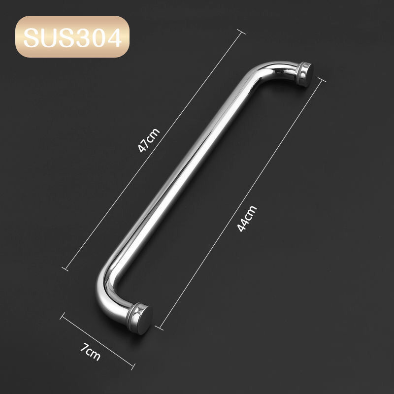 Stainless Steel Shower Room Sliding Door Handle Door Handle Bathroom ...