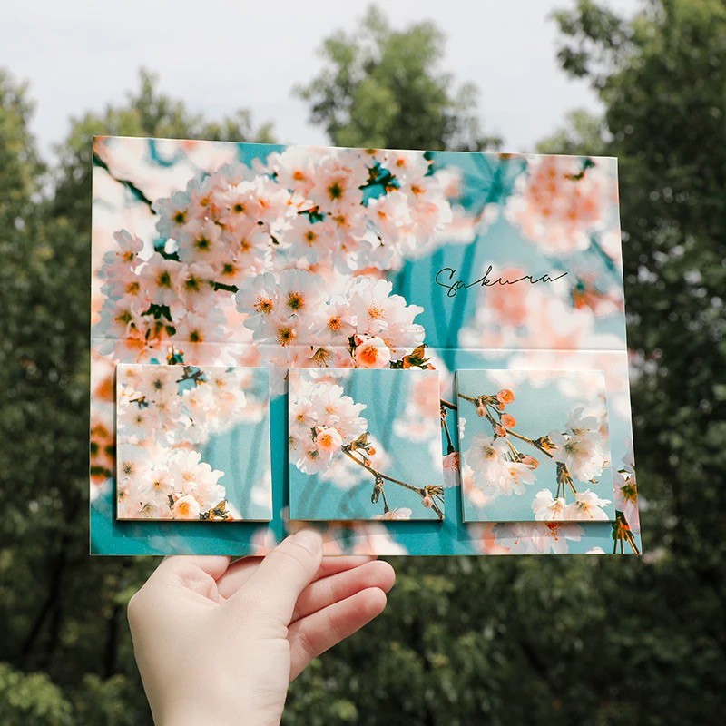 60 sheets/pad Creative Landscape Sticky Notes | Shopee Philippines