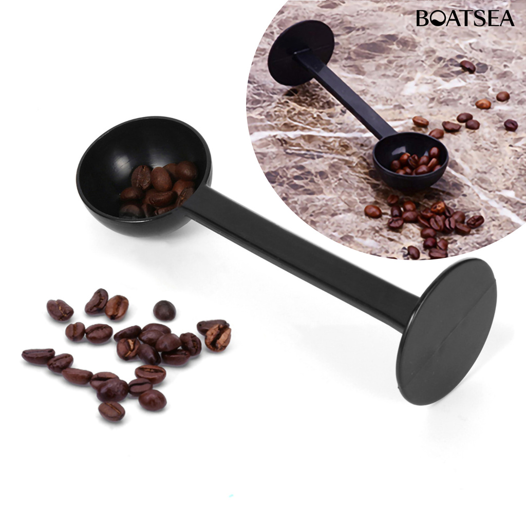(Boatsea) Coffee Spoon 2-in-1 Multipurpose Plastic Practical Coffee ...