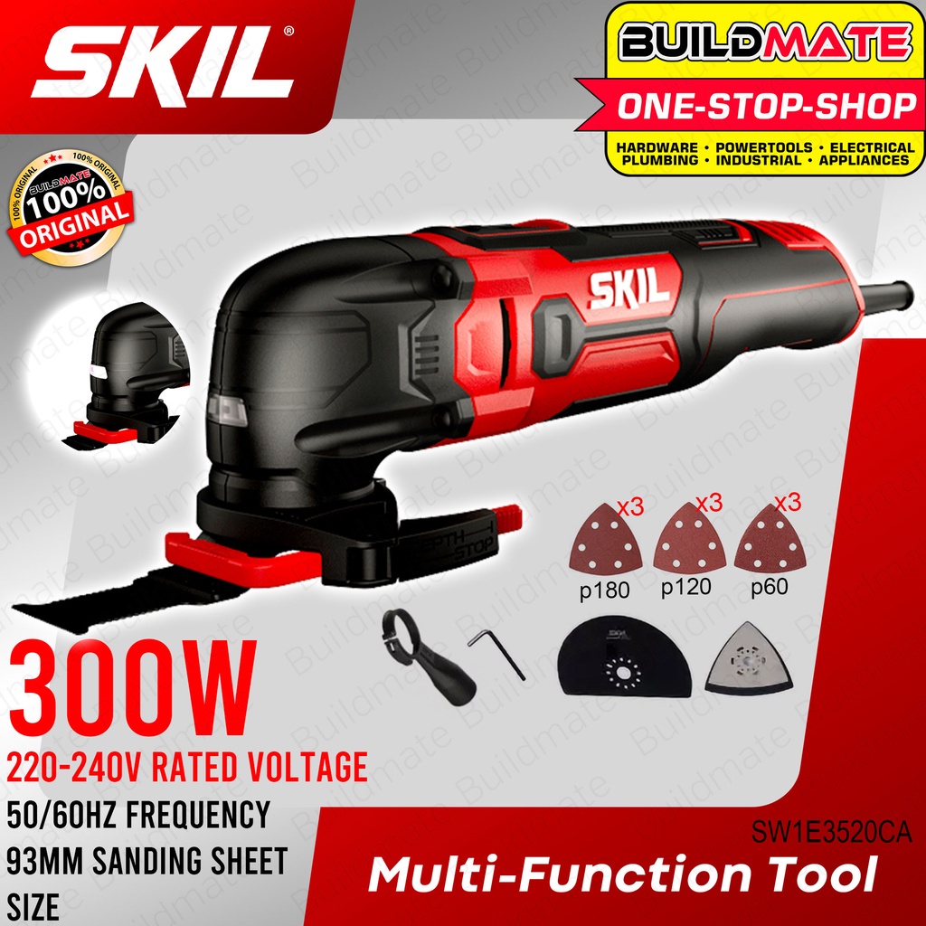 SKIL Oscillating Multi-function Tool 300W with LED Light Accessories ...