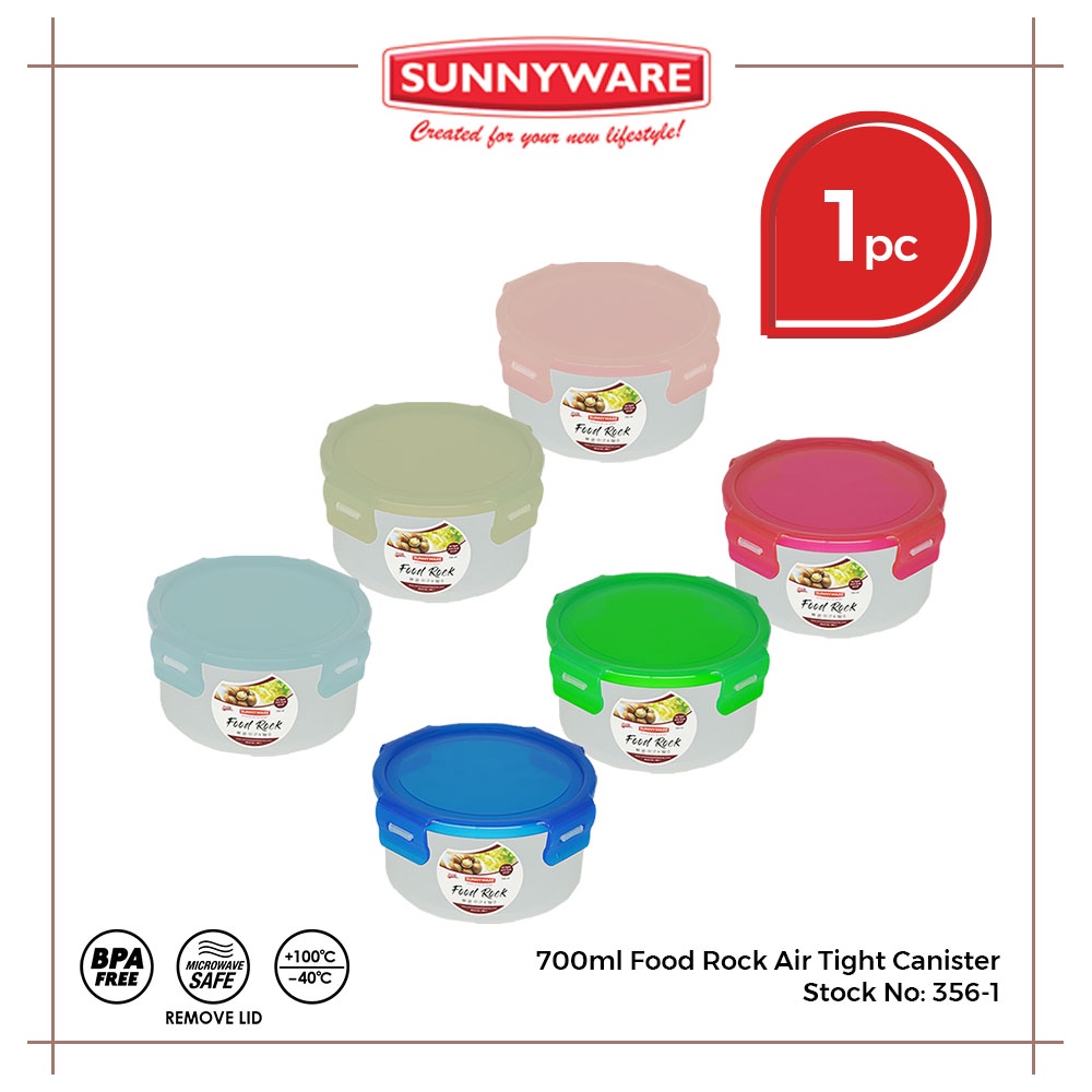 Sunnyware 356-1 700 ml Food Rock Air Tight Food Keeper Canister ...