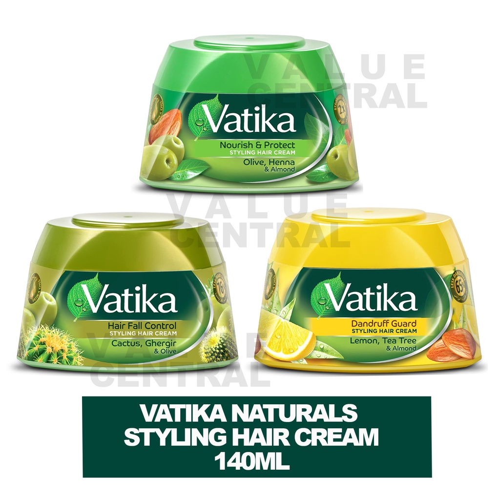 Vatika Naturals Styling Hair Cream 140ml | Shopee Philippines