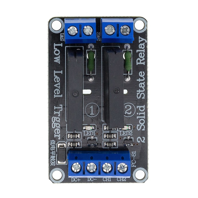 5V 1 2 4 8 Channel SSR G3MB-202P Solid State Relay Module 240V 2A ...