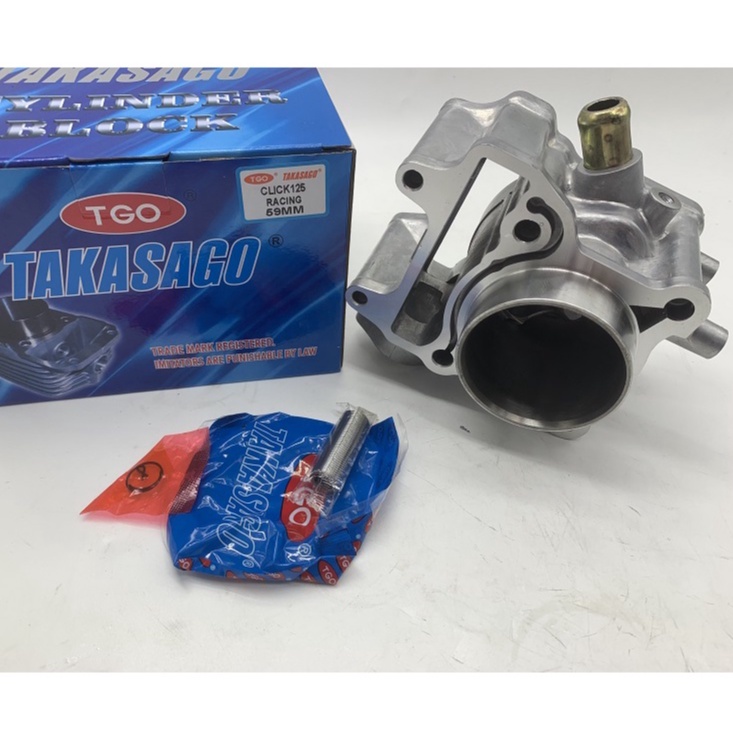 Takasago cylinder block W/PISTON KIT for Honda click125 std 52.4MM ...