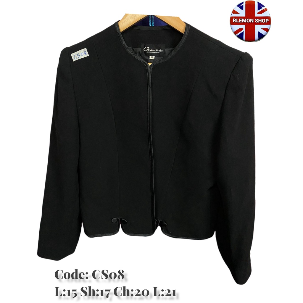 Crop Formal Suit Business Coat, Women's | Shopee Philippines