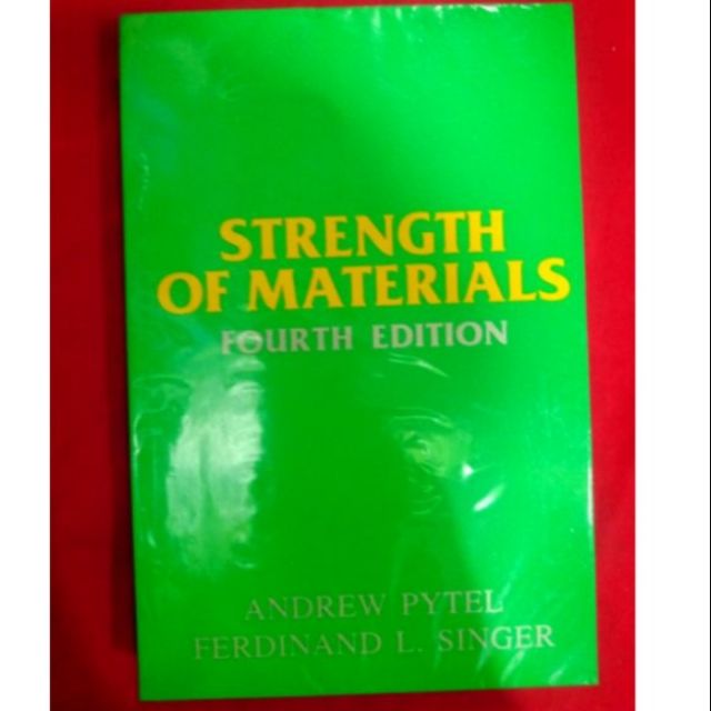 Strength of Materials 4th ed. Singer | Shopee Philippines Strength of Materials 4th ed. Singer | Shopee Philippines