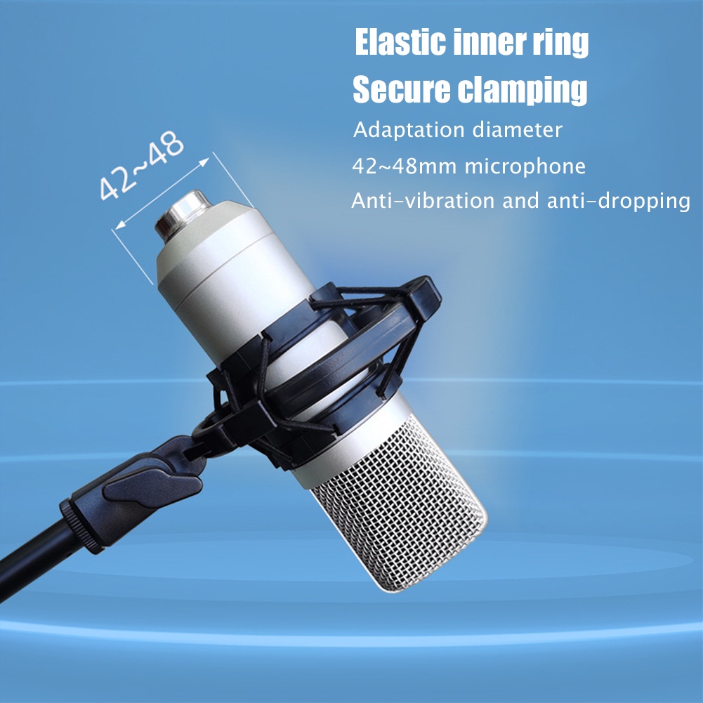 Universal Professional Condenser Microphone Mic Shock Mount Holder Studio Recording Bracket For ...