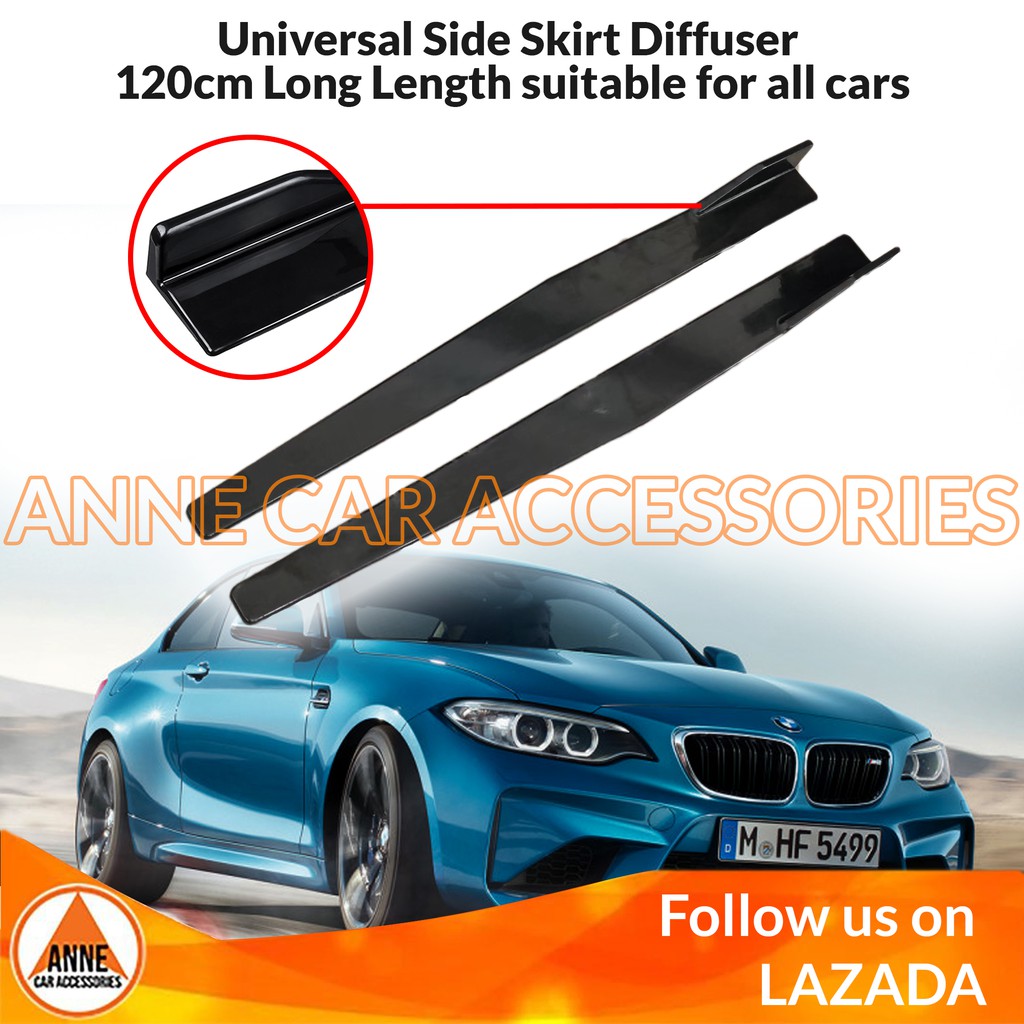 Universal Car Side Skirt Rocker Splitter Winglet Wings Canard Diffuser ...
