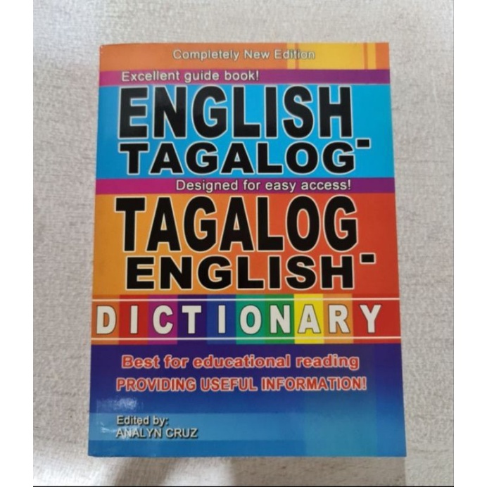 ENGLISH TAGALOG-TAGALOG ENGLISH DICTIONARY | Shopee Philippines ENGLISH TAGALOG-TAGALOG ENGLISH DICTIONARY | Shopee Philippines